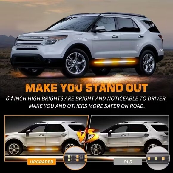 Other | 67 Led Pickup Truck Pedal Light Running Board Flexible Light ...